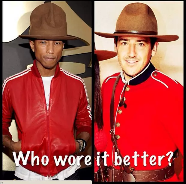 Pharrell Mountie mém 2