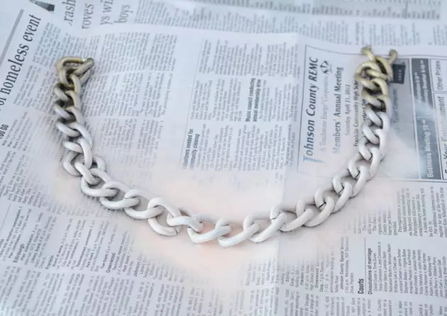 DIY: Poslikana verižična ogrlica