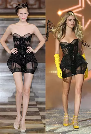 ¿Qué están haciendo estas piezas de Antonio Berardi en el Victoria's Secret Show?