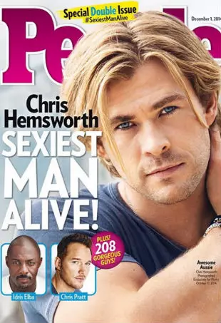 Chris Hemsworth Nyaeta Lalaki Sexiest Alive