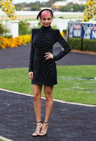 Stars Up the Ante for Nicole Richie's Golden Slipper Appearance