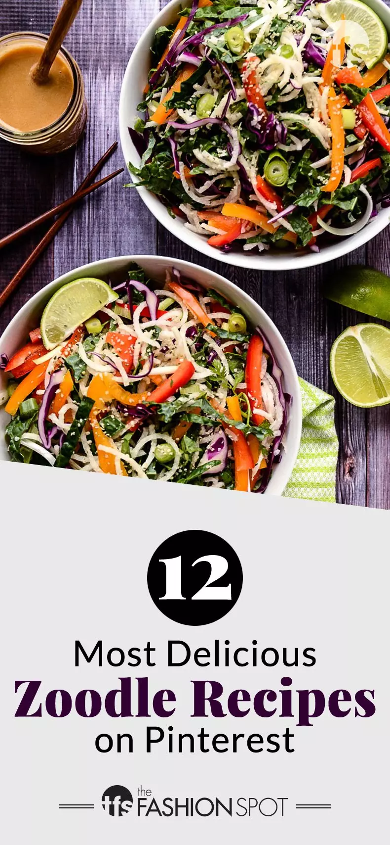 12 دستور العمل بسیار خوشمزه Zoodle از Pinterest