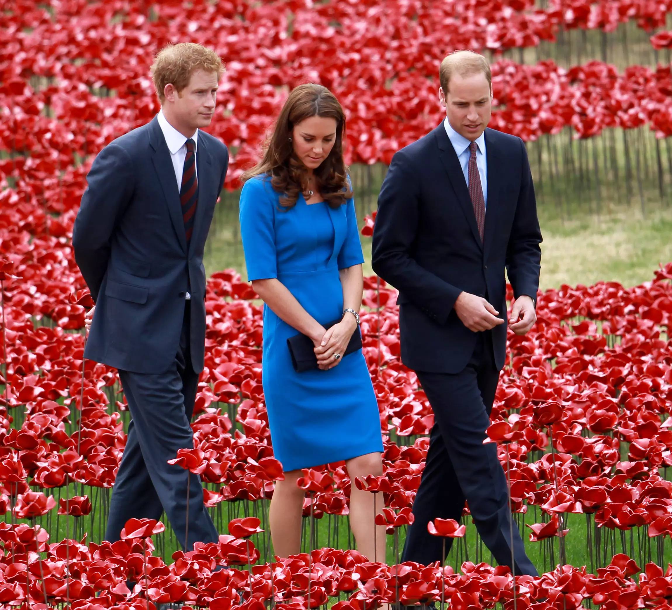 哈里王子、剑桥公爵夫人凯瑟琳和威廉王子