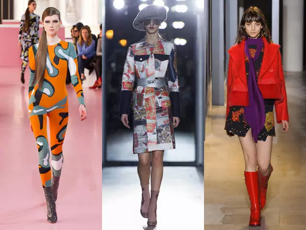 Tuần lễ thời trang Paris ba người mẫu trên đường băng