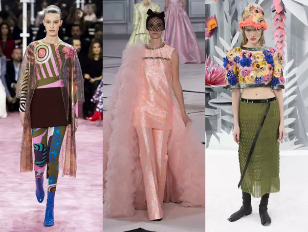 Ungfrúin: Christian Dior, Giambattista Valli, Chanel. Myndir í gegnum IMAXtree.
