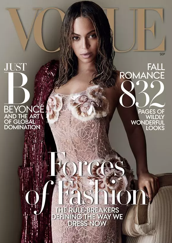 Beyonce vogue सप्टेंबर अंक