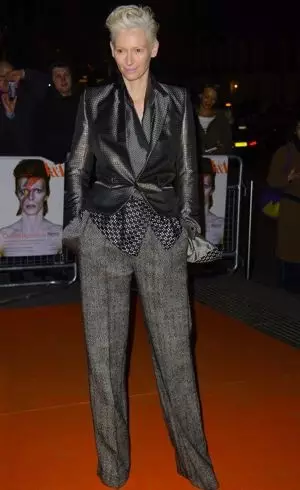 Tilda Swinton David Bowie Is Private View gala night London March 2013