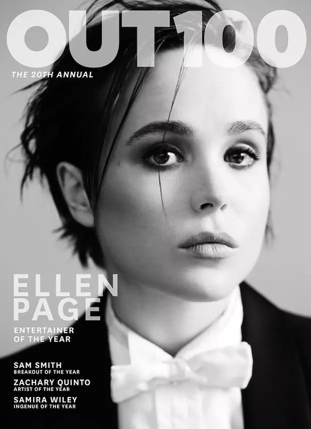Ellen Page Lands Special Out100 Cover
