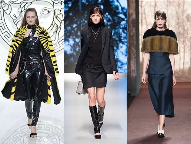 Milan moda haftaligi kuz 2013 Misslar - Versace, Salvatore Ferragamo, Marni