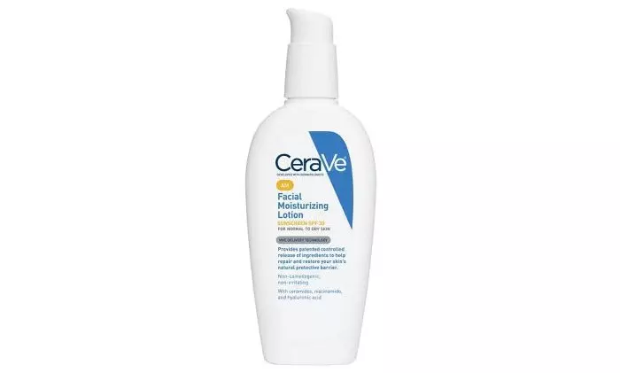 Mellor hidratante para o acne: CeraVe AM Facial Moisturizing Lotion SPF 30
