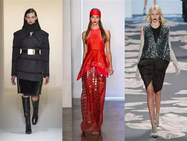 NYFW Fall 2013 Misses - Calvin Klein Collection, Ohne Titel, Vera Wang