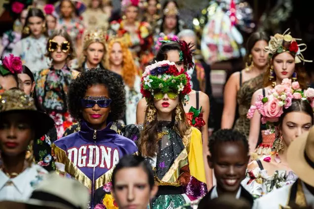 2019-يىلدىكى Dolce & Gabbana باھارىدىكى ھەل قىلغۇچ مۇسابىقە.