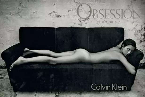 Obsessão por Kate Moss Calvin Klein