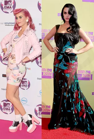 La trasformazione dello stile di Katy Perry da Kooky a Glamorous