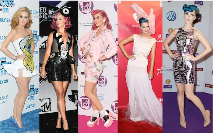La trasformazione dello stile di Katy Perry da Kooky a Glamorous 65608_1