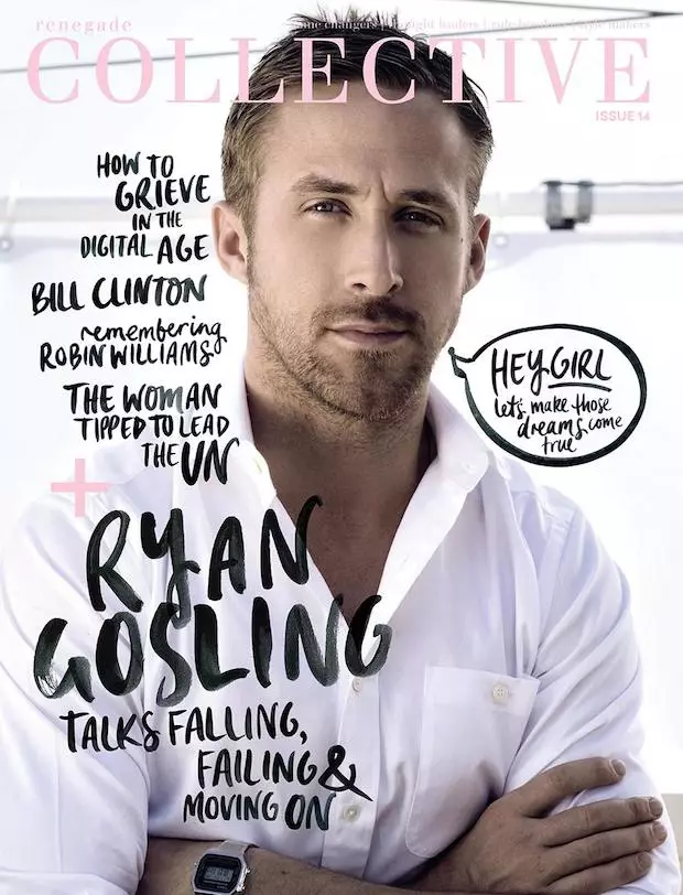 Kodėl Ryanas Goslingas yra „Renegade Collective“ viršelyje