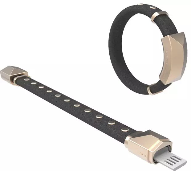 Rebecca Minkoff Lightning cable bracelet, $60