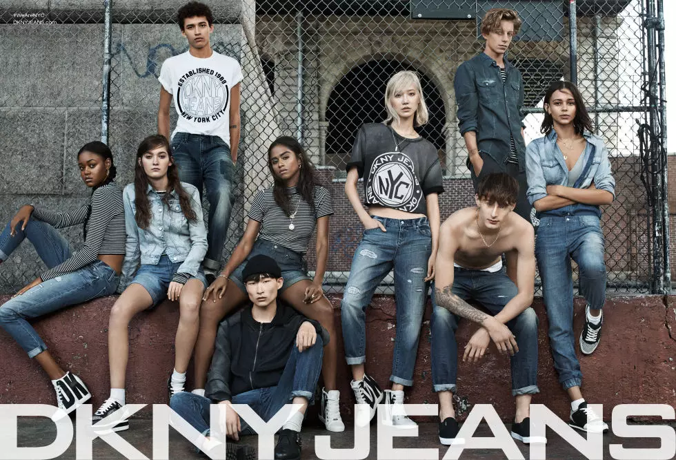 Кампања DKNY Jeans пролет 2015 година
