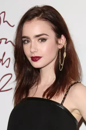 Go Modern Grunge with Lily Collins' Flawless Beauty Look