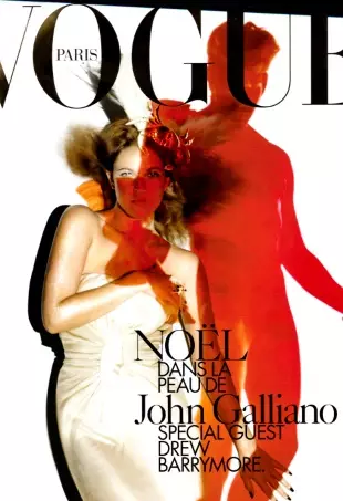 Vogue Paris 2006 թվականի դեկտեմբեր/2007 թվականի հունվար Դրյու Բերիմորի հետ