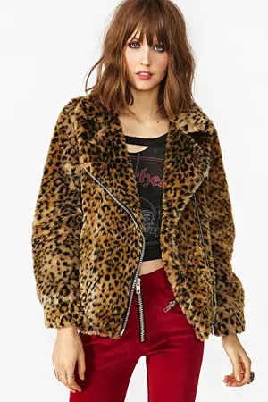 Nasty Gal faux fur jacket - forum buys