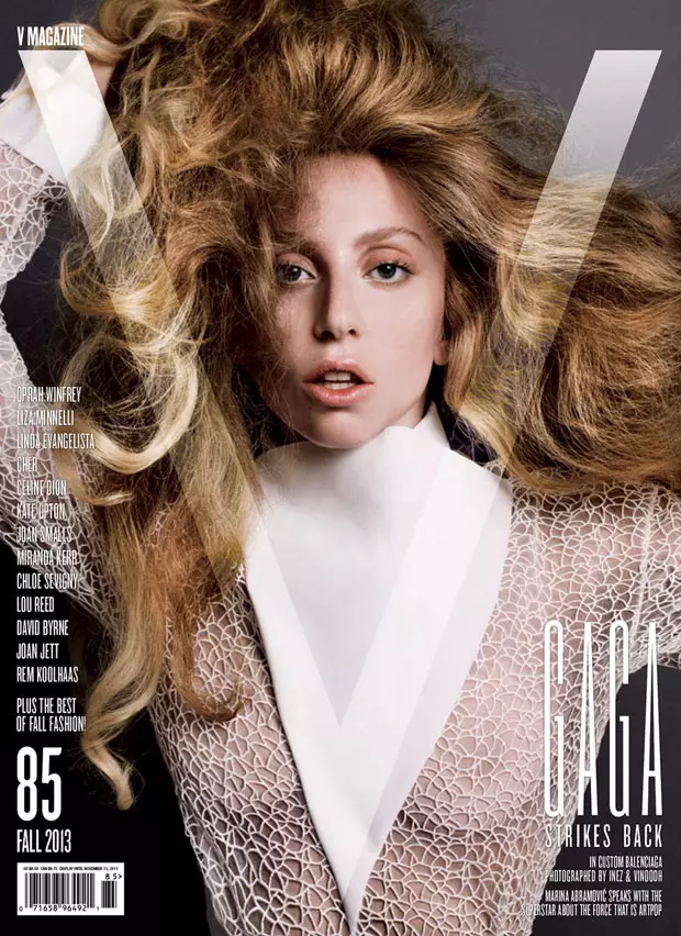 Lady Gaga cho Tạp chí V của Inez & Vinoodh